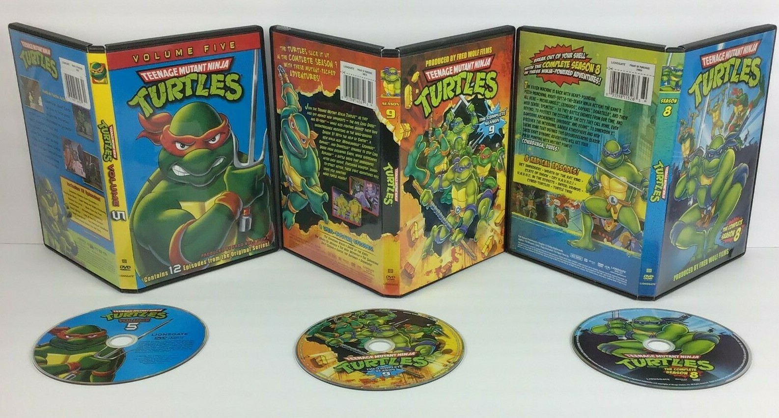 Teenage Mutant Ninja Turtles TMNT Lot Of 3 Dvds 31398113263| eBay