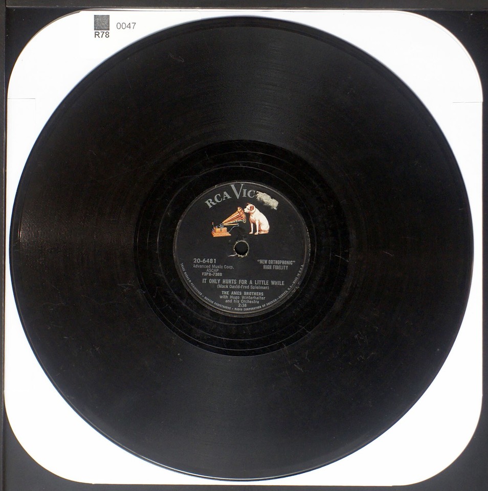 The Ames Brothers - If You Wanna See Mam- Vintage 10" shellac 78 rpm ...