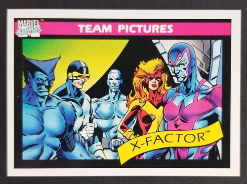 X-Factor 1990 Famous Battles Marvel Impel Card #143 (NM) | eBay