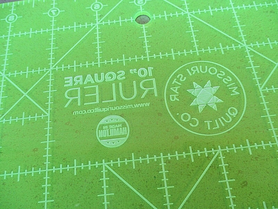 10" Square Ruler Making Layer Cakes from Scraps Template Missouri Star ...