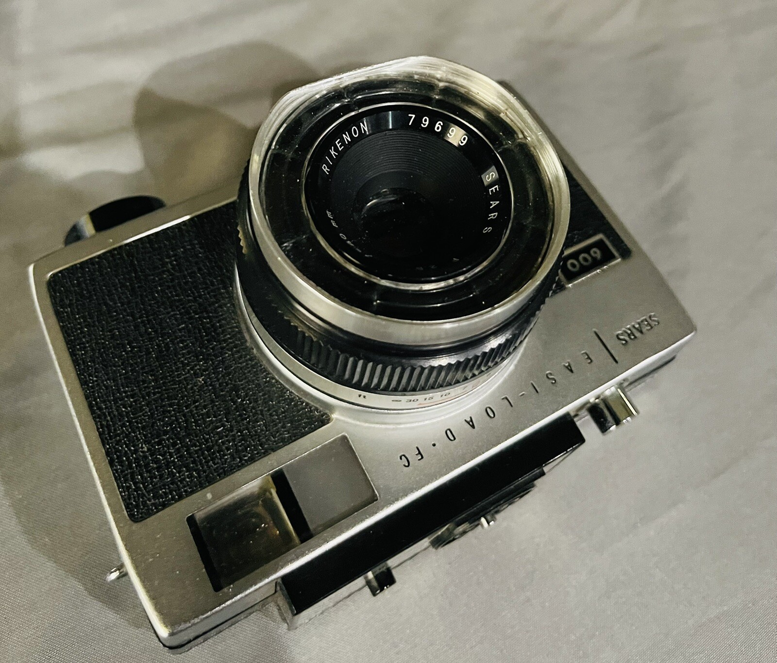 Vintage SEARS 600 EASI LOAD FC Film Camera W/LEATHER CASE UNTESTED 40mm ...