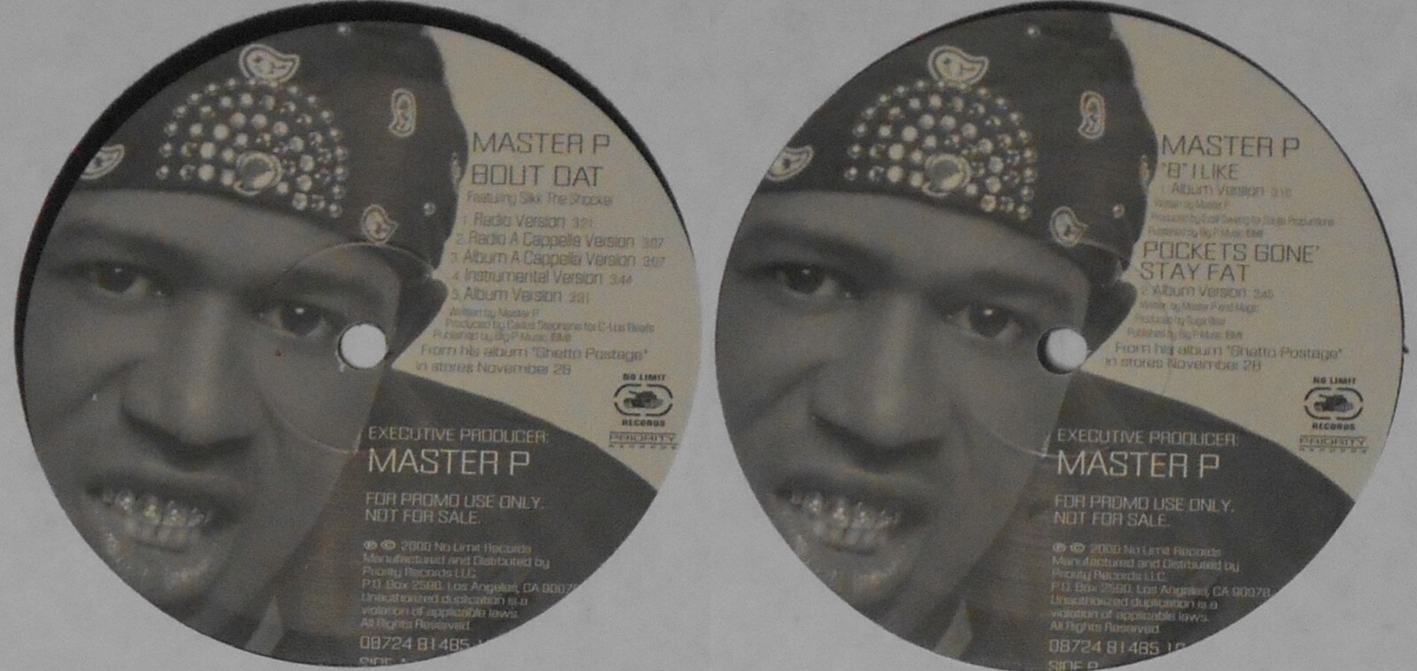 Master P - Bout Dat f. Silkk the Shocker - original U.S. promo 12" EP ...