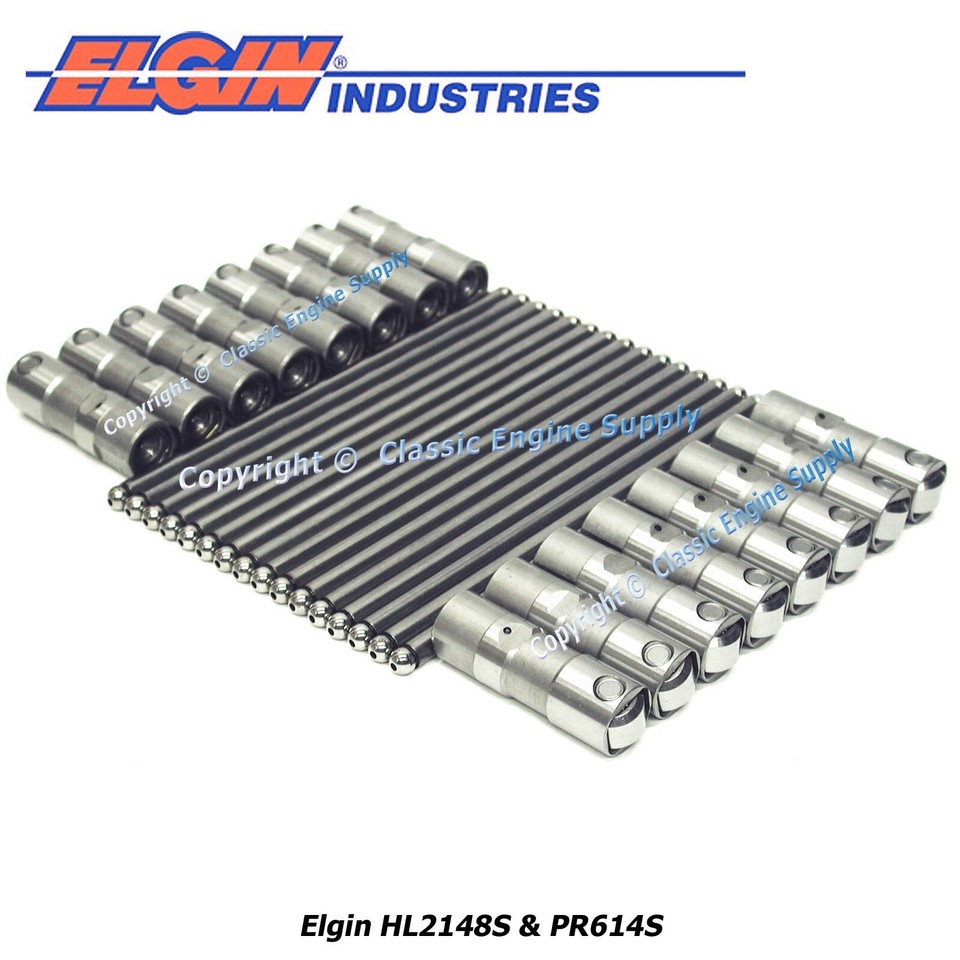 USA Made Push-Rod & Lifter Kit (16 each) Fits Some 1999-2020 GM 6.0L LS ...