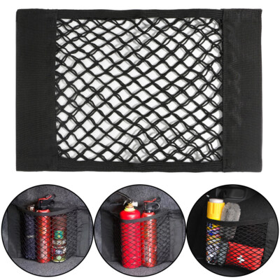 2X Car Trunk Boot Cargo Net Luggage Storage Organiser Rear Seat Cargo ...
