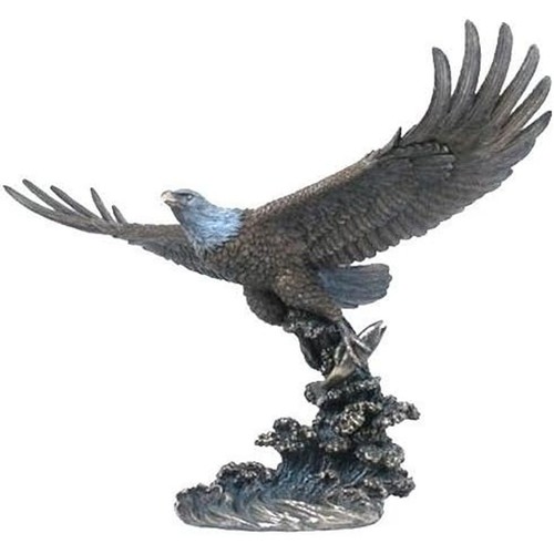 Unicorn Studios WU74876A4 Eagle Catching Fish Sculpture | eBay