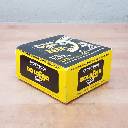 Chesterton 800 Gold End Tape, 1/4" X 540", 6,35mm X 13,7M, 100% P.T.F.E ...