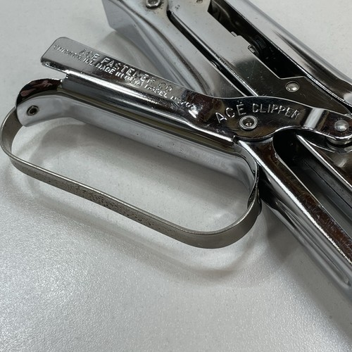 Chrome Heavy Duty Office Hand Grip Ace Fastener Stapler Clipper Plier ...