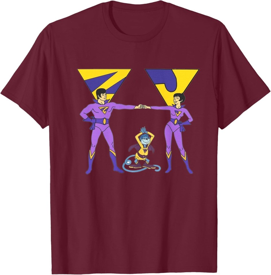 Wonder Twins T-Shirt - Super Friends - Zan & Jayna - Hanna-Barbera - DC ...