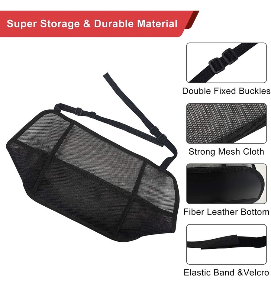 Universal Car Net 3 Pocket Purse Holder Organizer Seat Side Storage ...