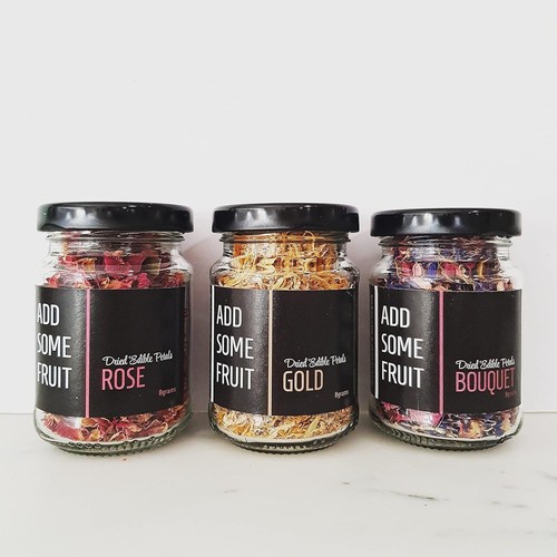 ADD SOME FRUIT - DRIED EDIBLE PETALS ROSE - 8G Jar | eBay