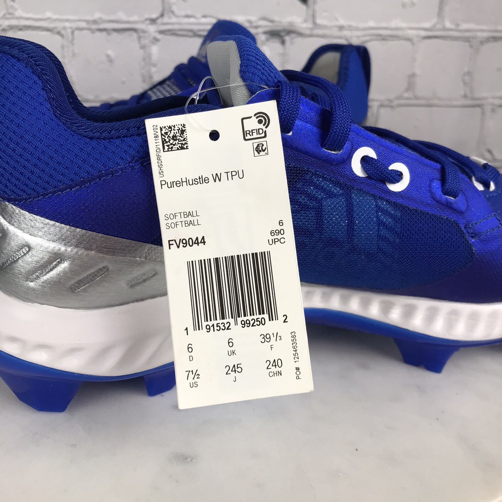 adidas Pure Hustle Women’s Royal Blue Softball Cleats Size 7.5 | eBay