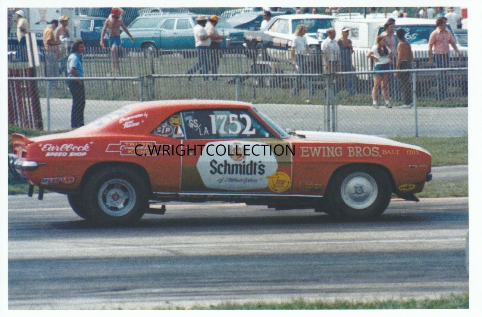 Vintage NHRA Drag Racing-Ewing Bros-1969 Z-28 Camaro at Englishtown,New ...
