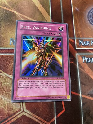 Yugioh! Spell Vanishing DCR-101 Super Rare 1st Edition LP | eBay