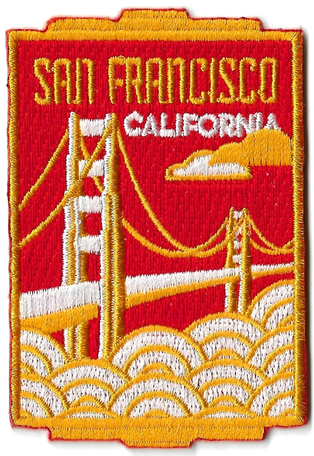San Francisco California Golden Gate Bridge Patch Embroidered Iron or ...