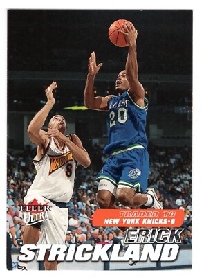 2000-01 FLEER ULTRA ERICK STRICKLAND CARD #54 **NM-MT** NEW YORK KNICKS ...