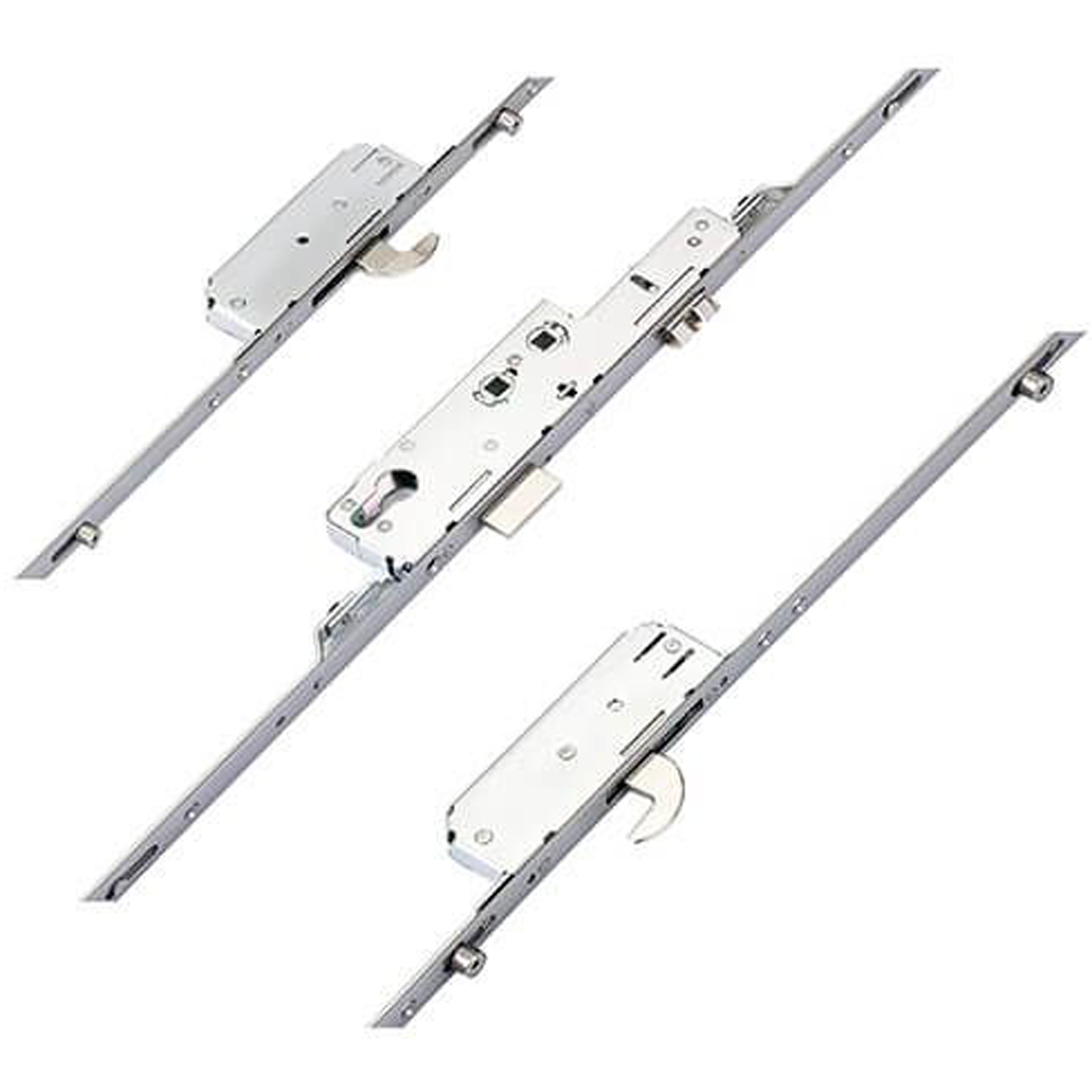 Avocet Wms Upvc Door Lock Silver New Style 2 Hook 4 Roller 35mm Multi Point Keep | eBay