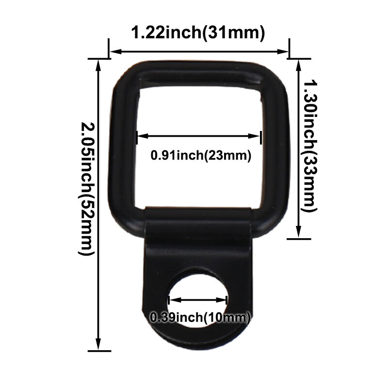 8x Trunk Tie-Down D-Rings Cargo Hook Receiver Connector For Jeep ...