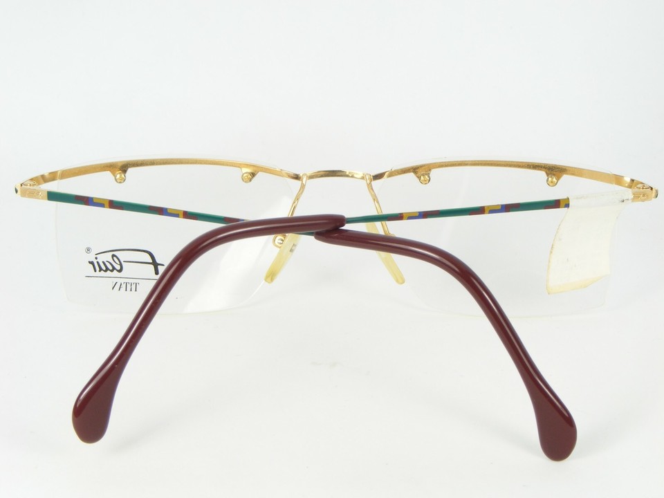 Flair Jet Set 736 419 MULTICOLOR EYEGLASSES HALF RIM TITAN GLASSES 54 ...