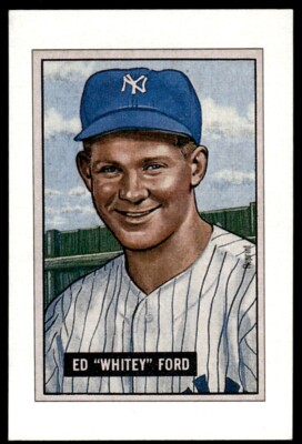 1989 Bowman Baseball Card Ed Whitey Ford New York Yankees | eBay