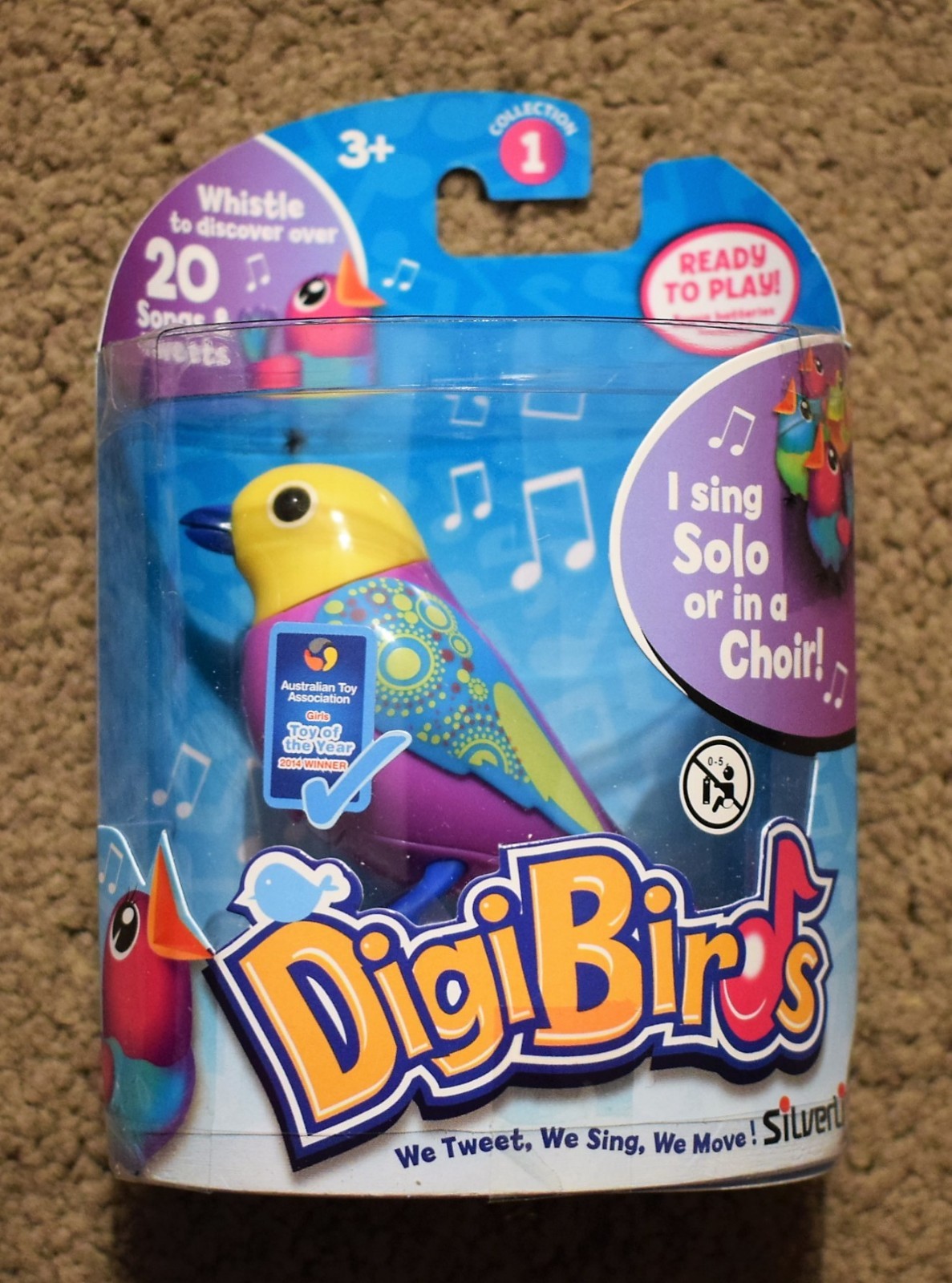 DIGIBIRDS COLOURFUL SINGING TOY BIRDS SING OVER 20 SONGS AND TWEETS ...
