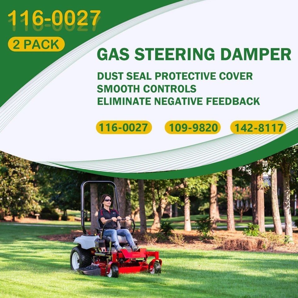 2X 142-8117 Steering Damper For Exmark Toro Replaces 116-0027 Dust Seal ...
