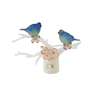 Roman Bluebird on Dogwood Branch LED Night Light | eBay