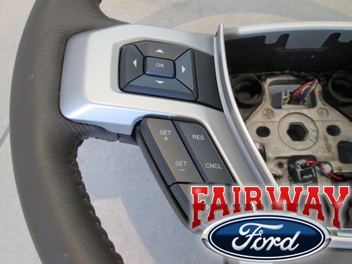 17 thru 20 F-150 OEM Genuine Ford Leather Steering Wheel King Ranch ...