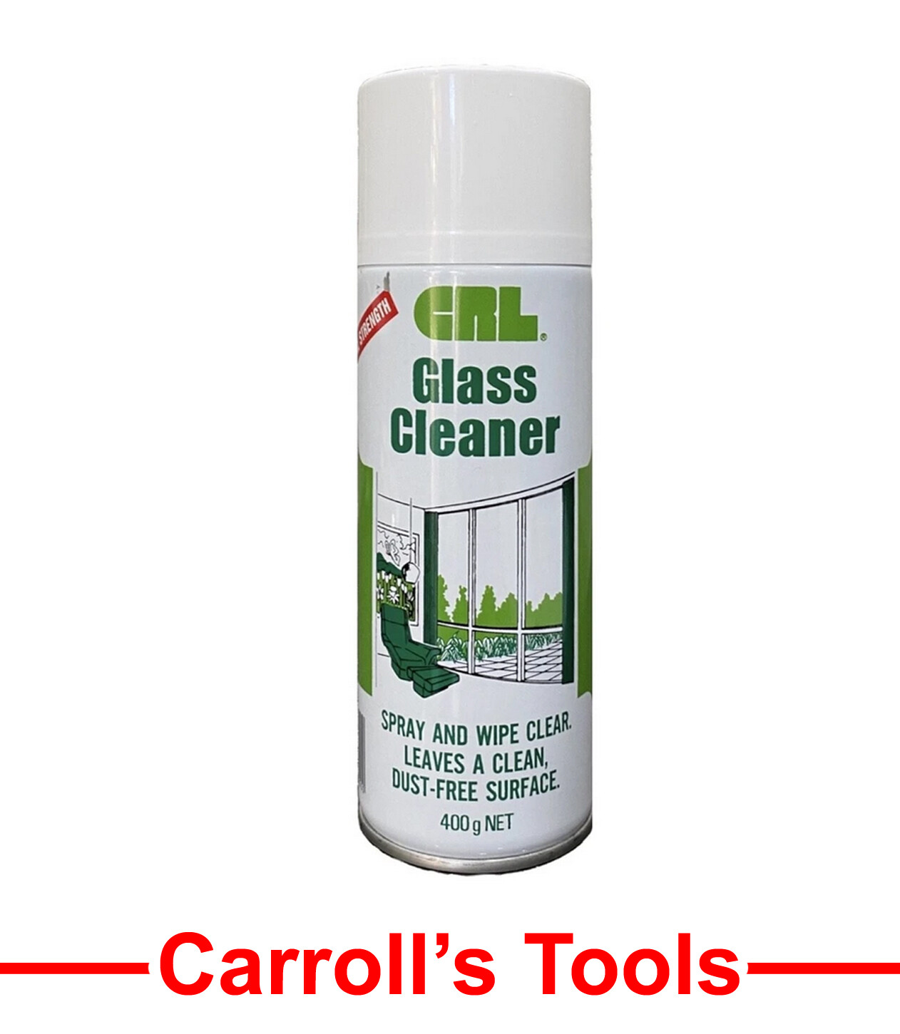 CRL Spray Glass Cleaner > Professional Strength 400G > windows, doors ...