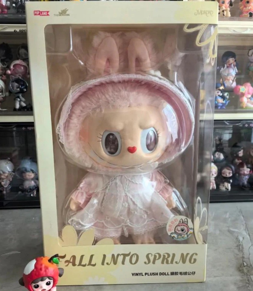 Pop Mart Labubu Mokoko Fall Into Spring Large Vinyl Plush Doll (US ...