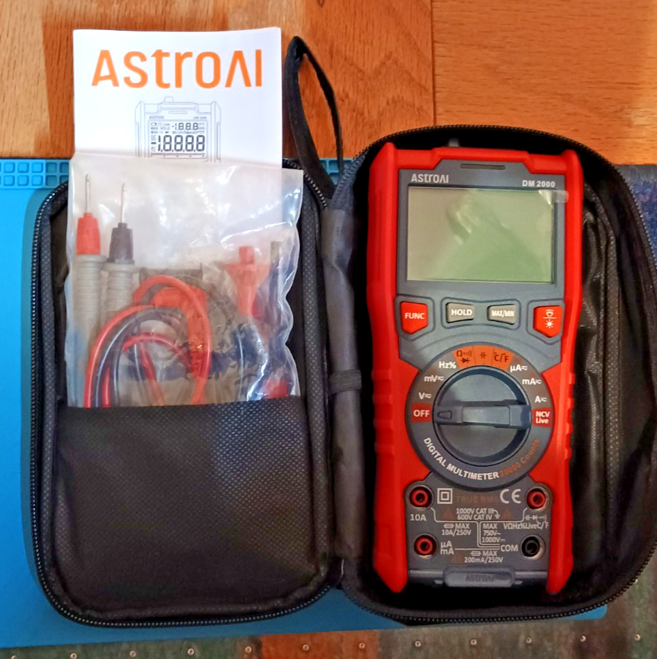 AstroAI DM 2000 Digital Multimeter Tester TRMS 20K Counts | eBay