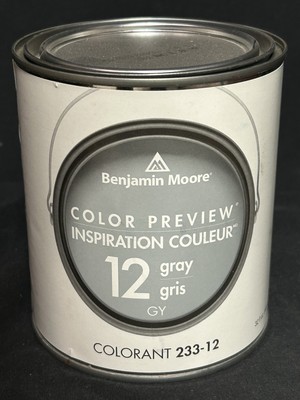 Benjamin Moore COLOR PREVIEW Colorant 233-12, GRAY, 32 Fl. Oz | eBay