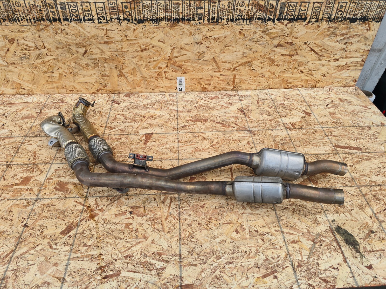 EXHAUST MID/FLEX PIPE SET ASSEMBLY OEM 40K 18-23 AUDI S4 S5 | eBay