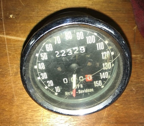 Harley 150 mph Speedometer FX Superglide Sportster Chopper Bobber #6366 ...