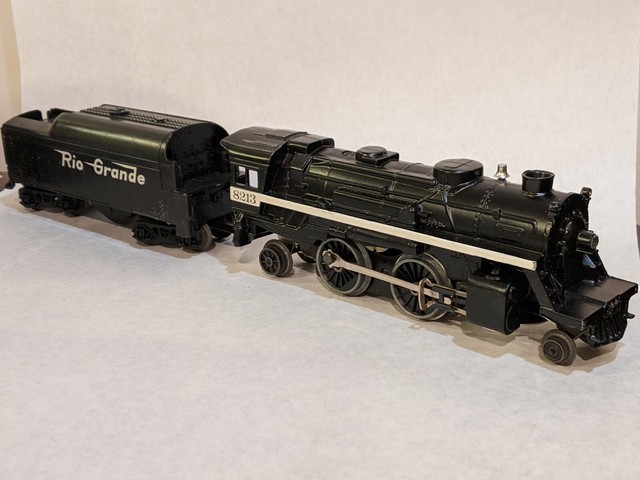Lionel Diecast Rio Grande Steam Locomotive 8213 Train Set Transformer O ...