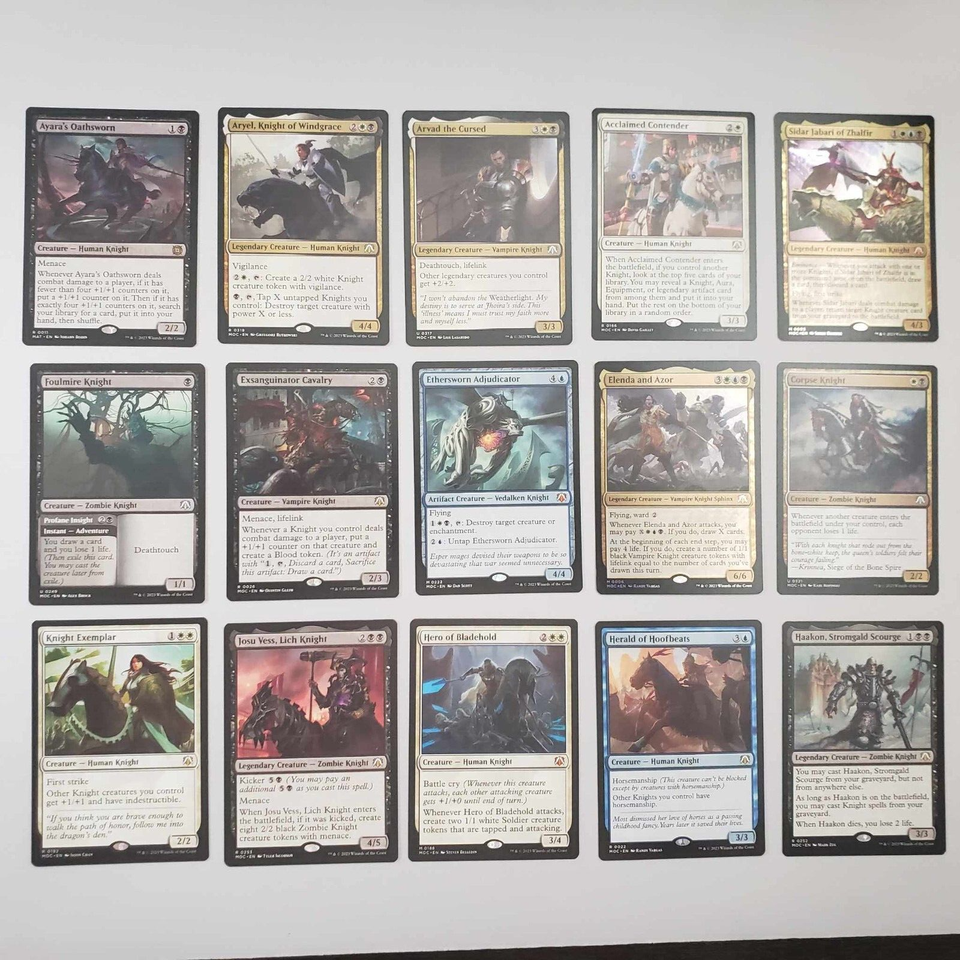 MTG Commander Sidar Jabari of Zhalfir Complete Knights EDH Deck with ...