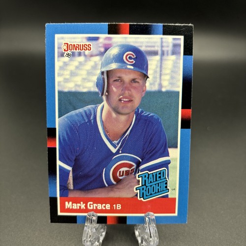 1988 Donruss Mark Grace Rated Rookie Card R35676 | eBay