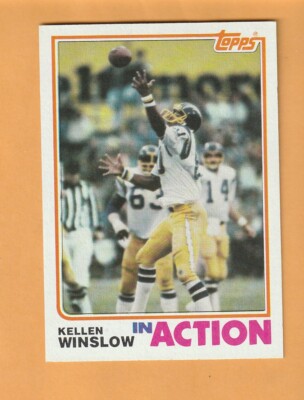 Kellen Winslow San Diego Chargers 1982 Topps #242 HOF Missouri Tigers ...