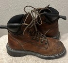 Red Wing 2326 Brown Leather Safety Work Boots USA Shoes Womens Sz 4 E2 ...