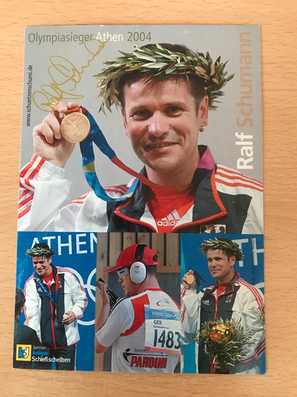 Ralf Schumann - Sportschütze - original Autogramm - ca. 15x10cm - Autogrammk | eBay