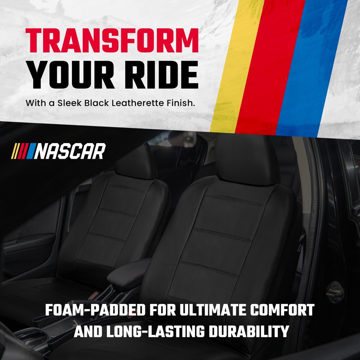Nascar Seat Covers For Cars XtremeAuto® Universal Waterproof