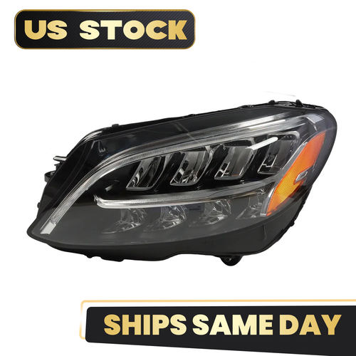 7 Pins LED Headlight For 2019-2021 Mercedes Benz C300 W205 Left Driver ...