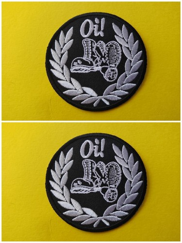 A Pair Of Two Skinhead Movement Patches Sew / Iron On Badges (g) Oi ...