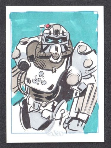 FALLOUT ULTRA-PREMIUM (Dynamite 2019) SKETCH CARD by MATT STEWART | eBay