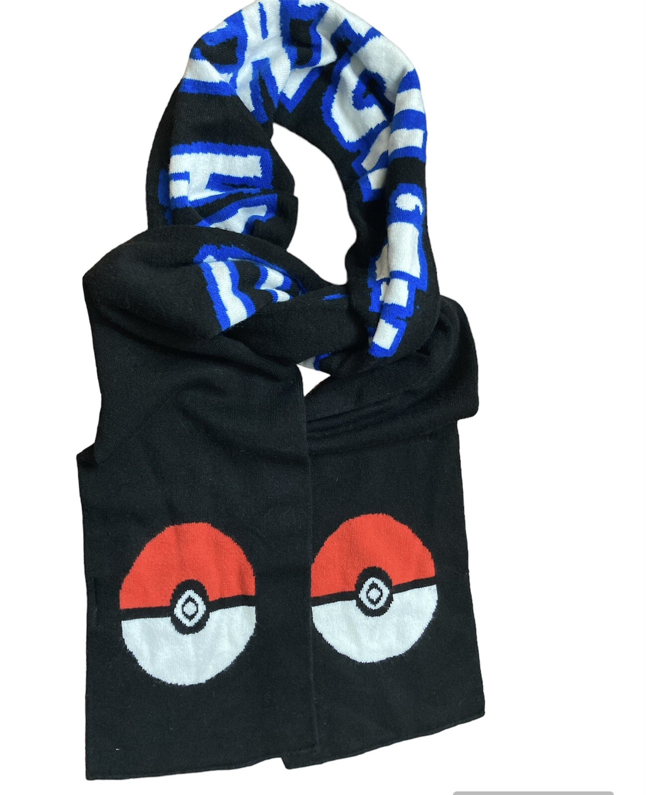 Pokemon Pikachu Gotta Catch 'Em All Knit Scarf Winter… - Gem