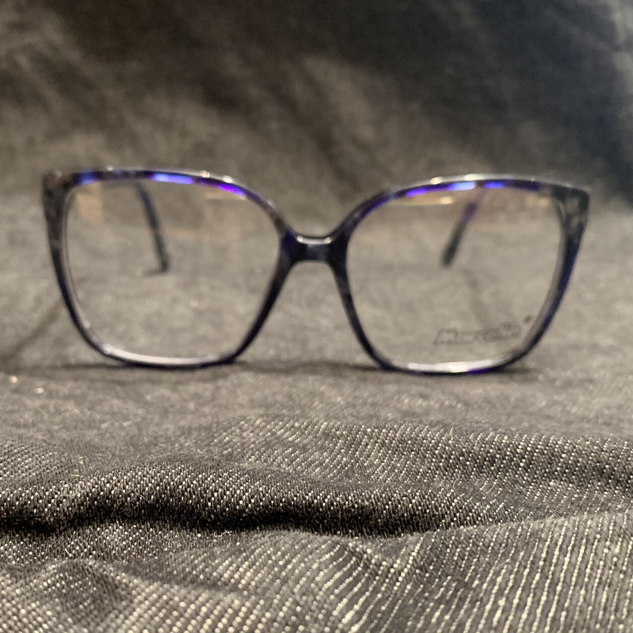 True VTG NOS Unused Marcolin Frame Cobalt Blue Glasses Big Oversize ...