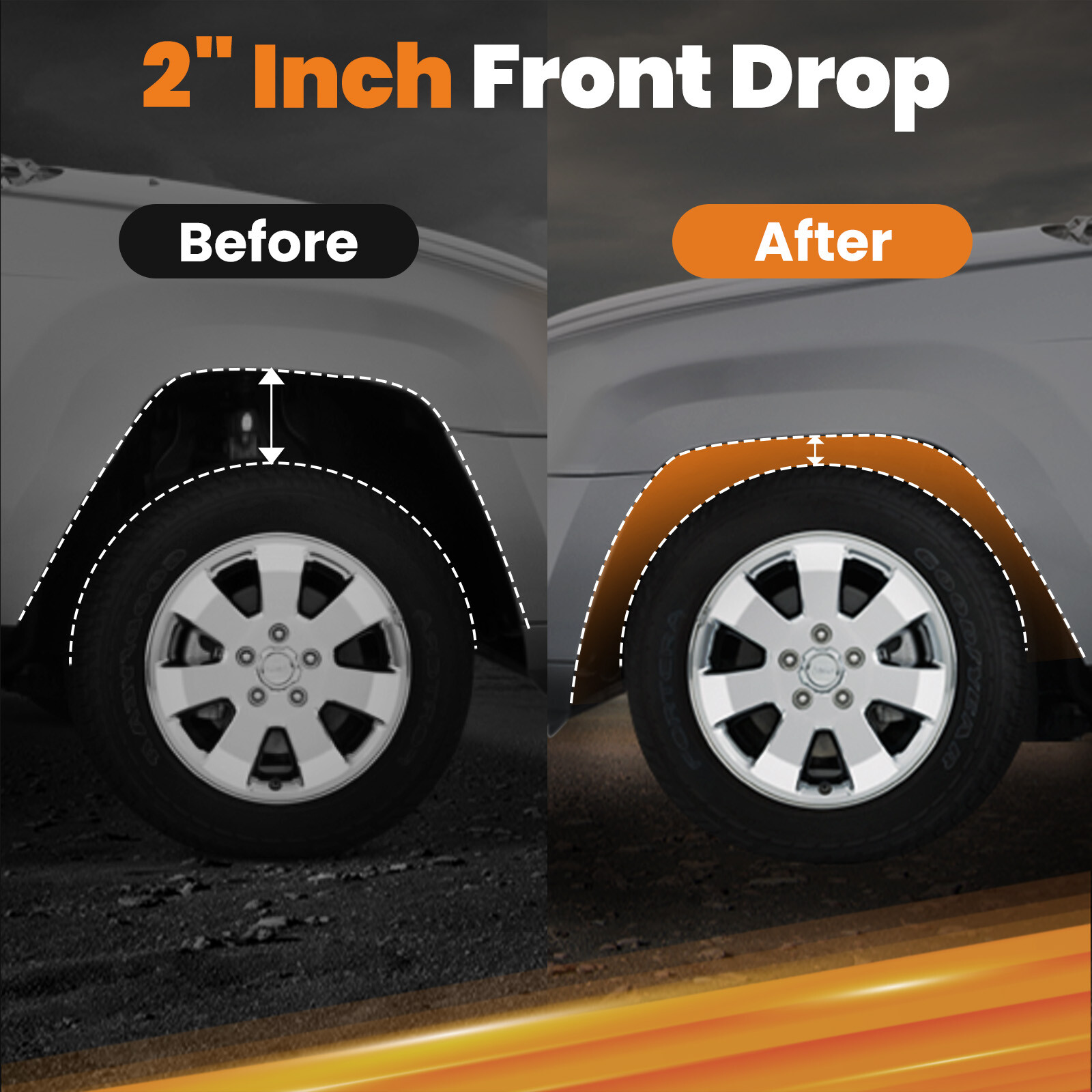 2" Drop Spindles Lowering Kit For Chevrolet S10 GMC Sonoma S15 1982 ...