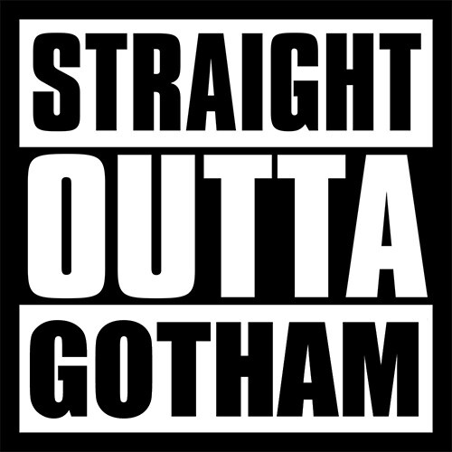 3x3 inch Straight Outta Gotham Sticker (decal bumper man bat movie) | eBay