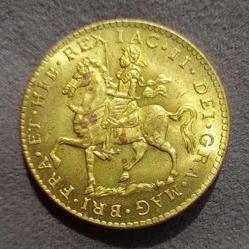 1 Crown 1690 Ireland James II Gun Money Coinage KM# 103.1A | eBay