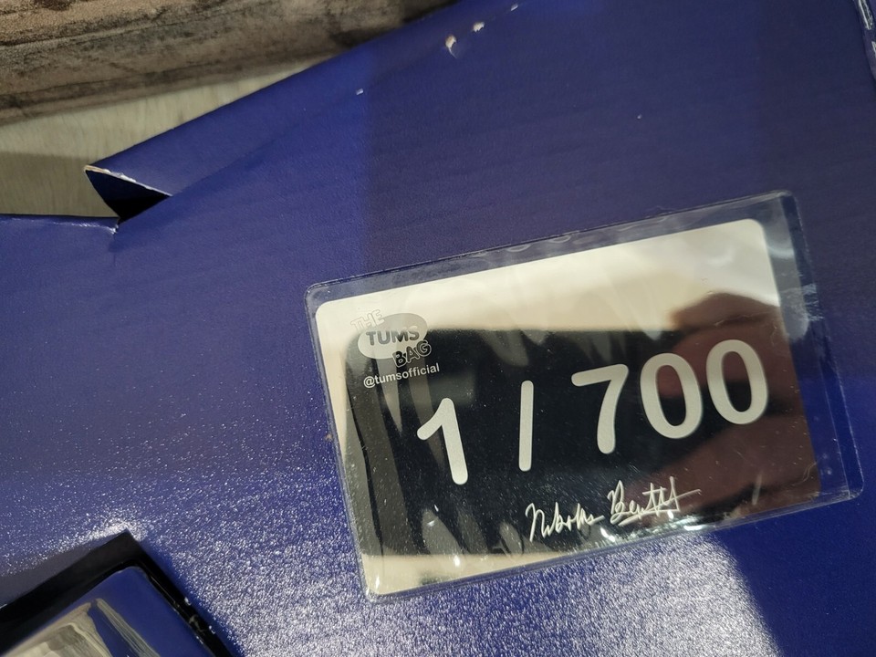 Rare Nik Bentel 1/700 TUMS Bag Purse Handbag Tote (BOX Is Cosmetically ...