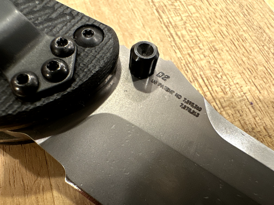 Benchmade 913D2 Nitrous Stryker Assisted Titanium Liner Lock 3.75" D2 ...